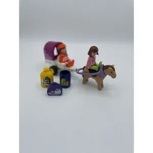 Playmobil | Toys | Rare Vintage Playmobil 23 939 Horse Drawn Carriage ...